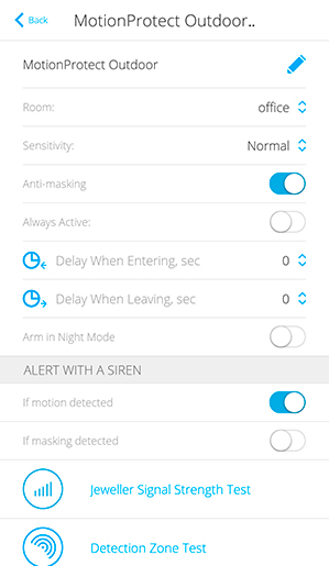 MotionProtect Outdoor User Manual | Ajax Systems Support