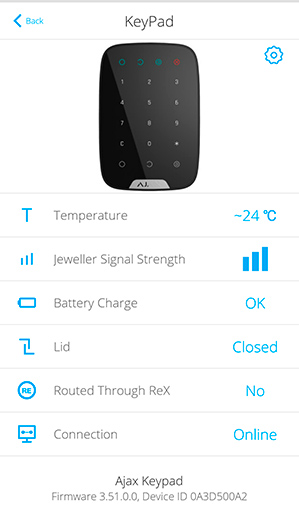 KeyPad User Manual | Ajax Systems Support