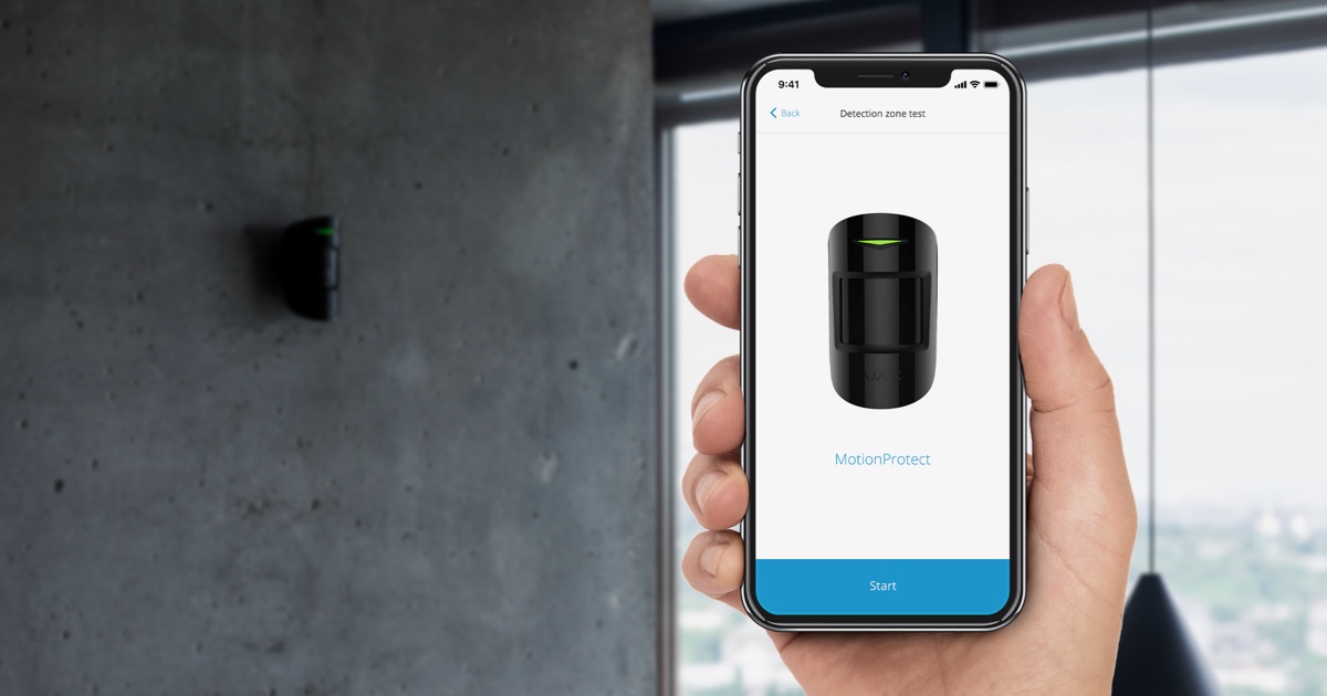 Qu'est-ce que le Test de zone de détection | Assistance Ajax Systems