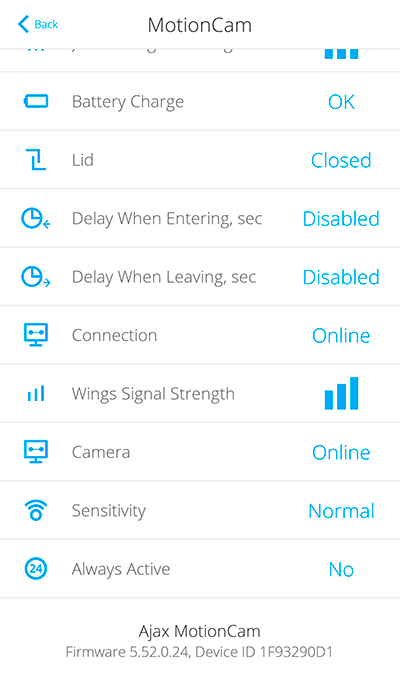 MotionCam User Manual | Ajax Systems Support